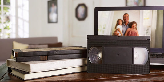 VHS to digital conversion: Preserving family memories.